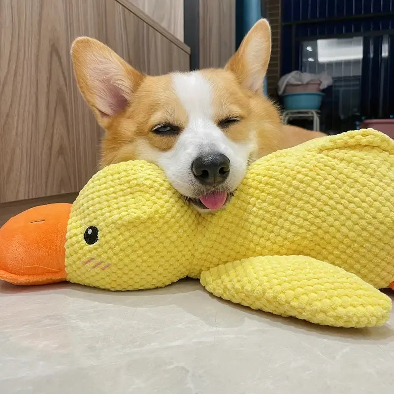Calming Yellow Duck Toy for Dog